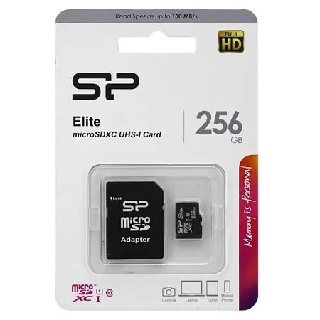 Карта памяти microSDXC 256GB Silicon Power SP256GBSTXBU1V10SP купить в ...