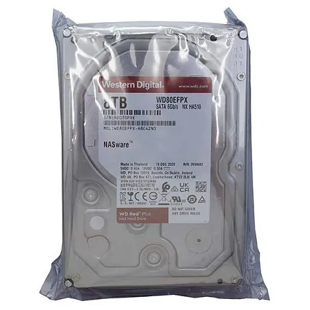 Жесткий диск 8Tb Western Digital Red Plus NAS WD80EFPX купить в Алматы ...