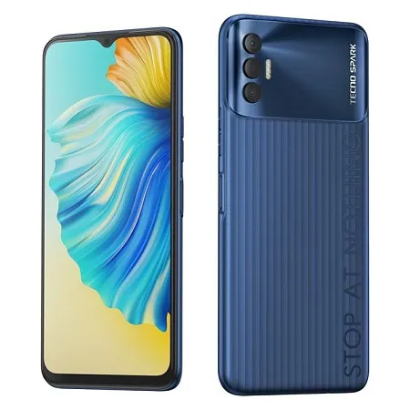 Смартфон TECNO Spark 8p (KG7n) 4/64Gb NFC Dual SIM Atlantic Blue диагональю 6.6 | 4GB | 64GB ...