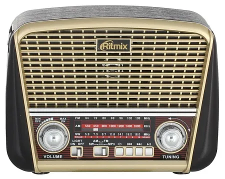 Радиоприемник Ritmix RPR-050 Gold купить в Алматы по выгодной цене | интернет-магазин ANTS.KZ
